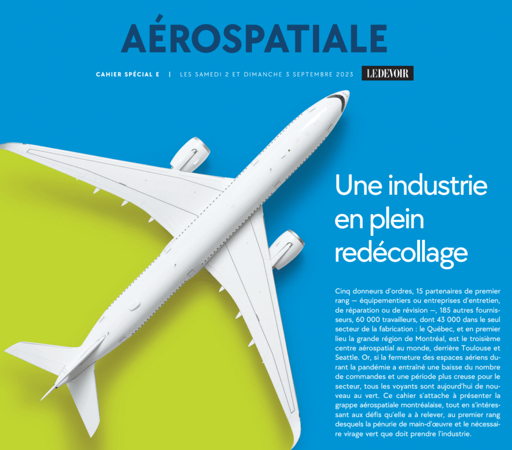 Québec Aerospace: an Industry in Full Swing - CRIAQ